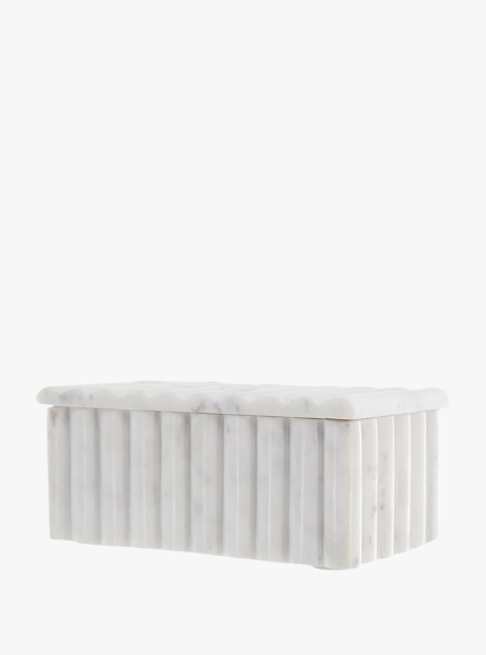 Reeded Marble Box – The Style Edit Collective