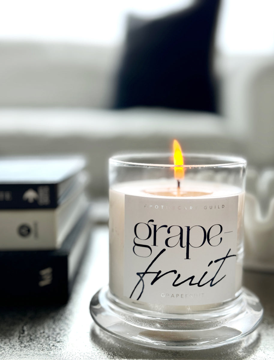 Scented Candle with glass cloche – The Style Edit Collective