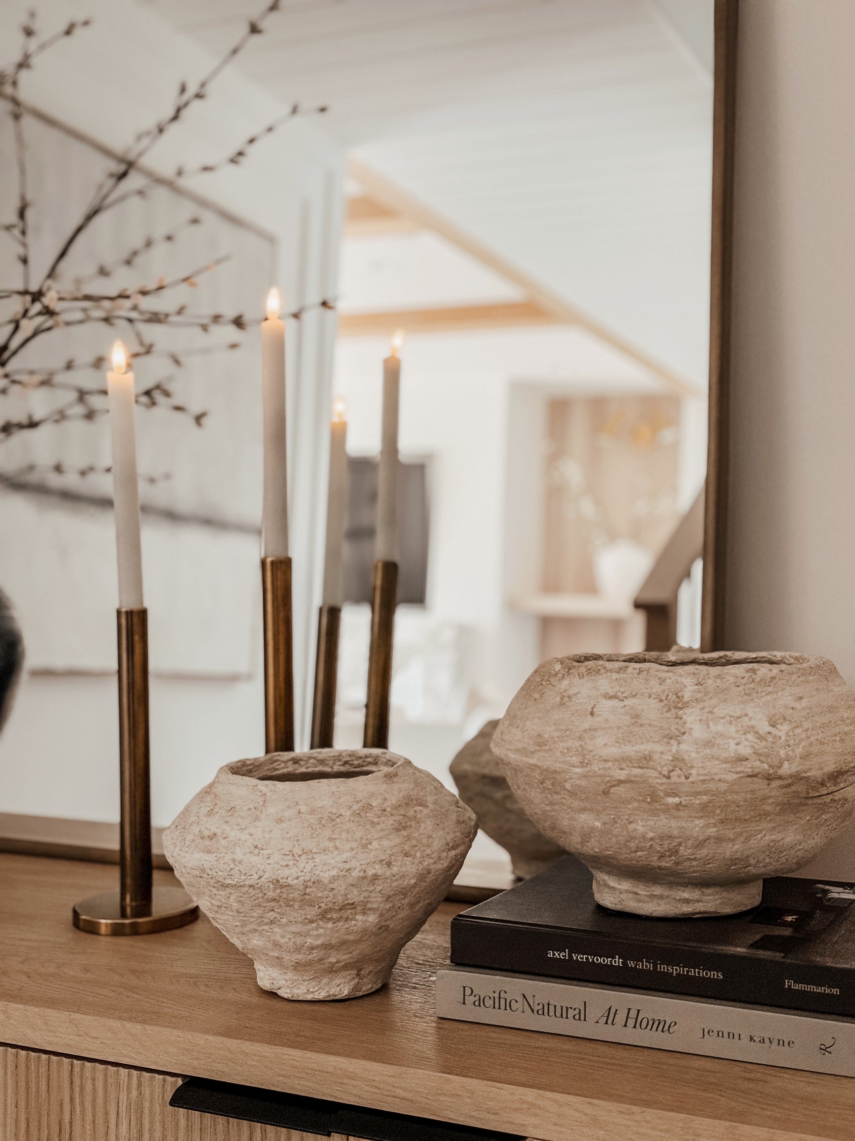 Modern Brass Candlestick – The Style Edit Collective